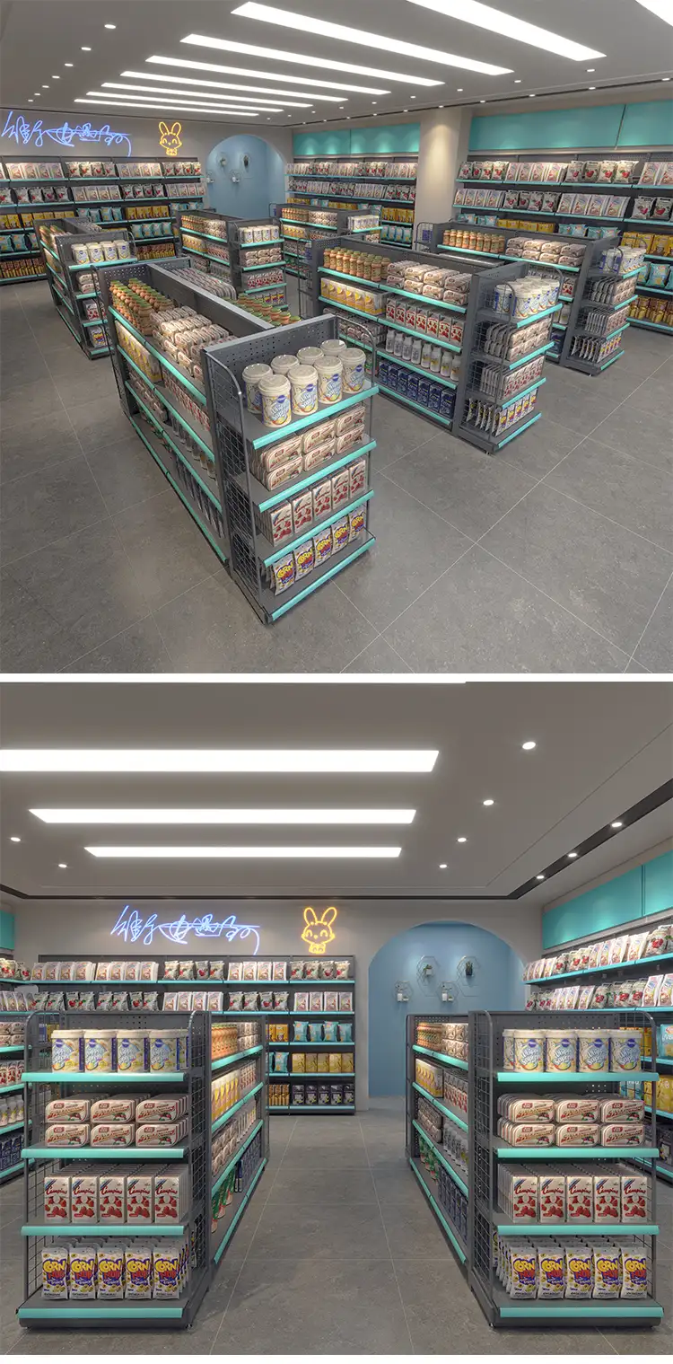 18#40KG Grizzly gray Supermarket shelves - RunDa Shelf – Good china ...