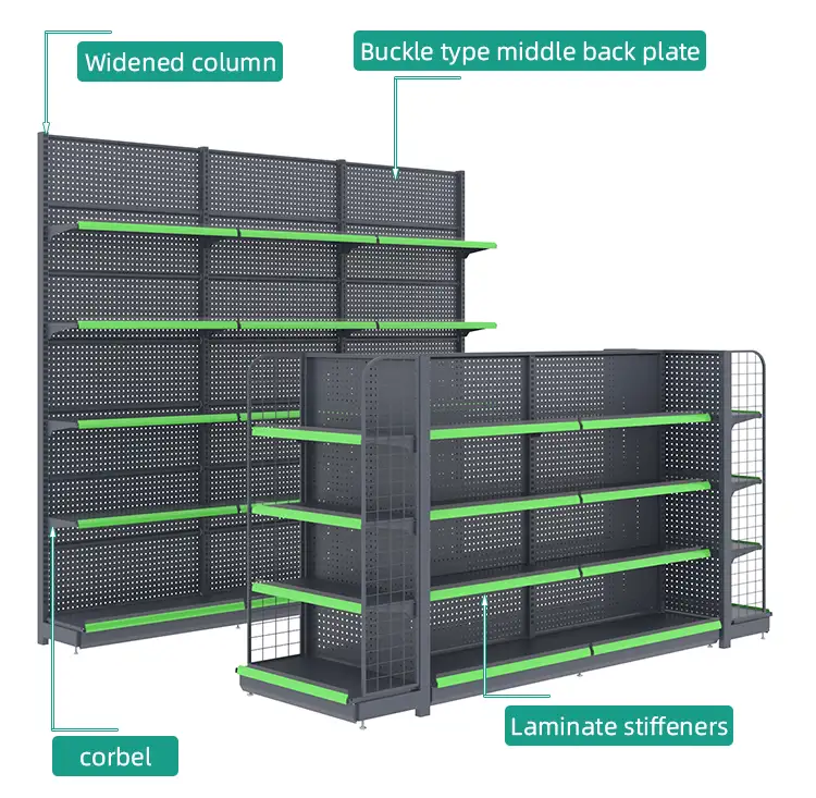 18#40KG Grizzly gray Supermarket shelves - RunDa Shelf – Good china ...